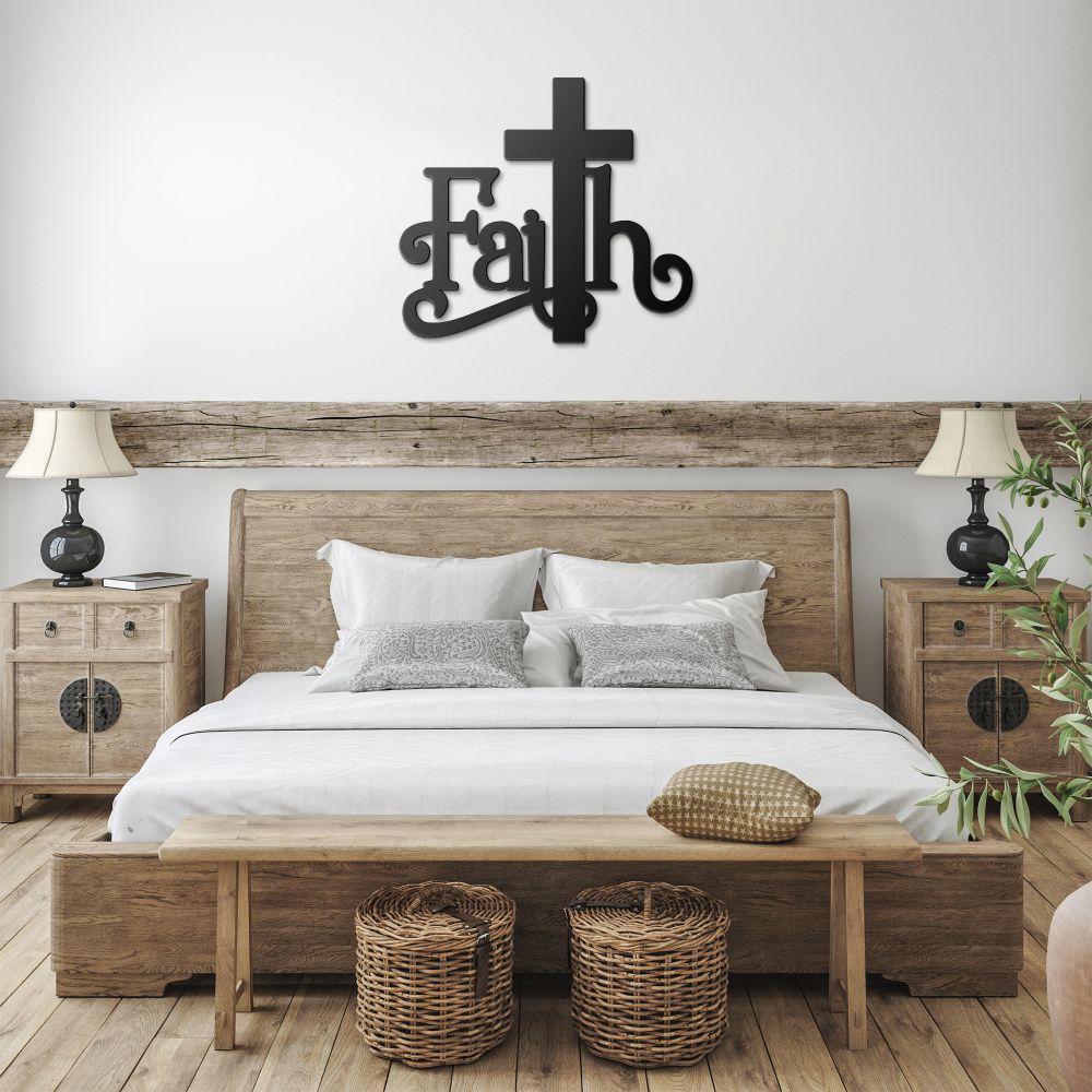 #1 Faith Metal Sign – Christian Walls