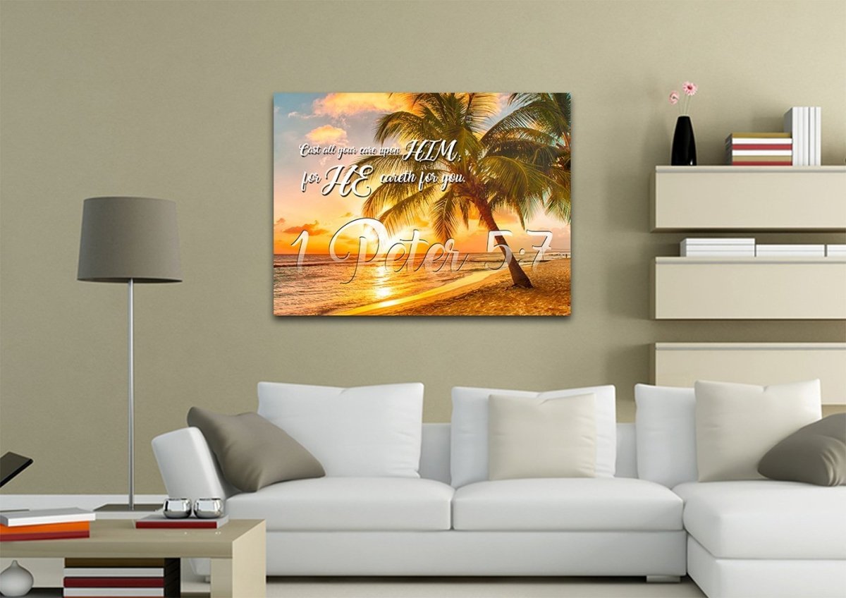 Psalm 39:7 My Hope is in You Lord Canvas Wall Art Print – Christian Walls