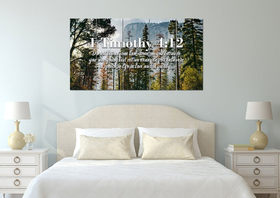 1 Timothy 4:12 Don’t let anyone look down on you because you are young ...