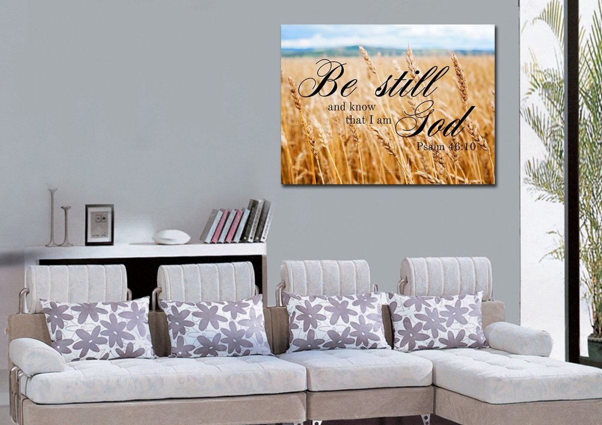 #9 Field of Daisies & Psalm 23 The Lord is my Shepherd Canvas Print ...