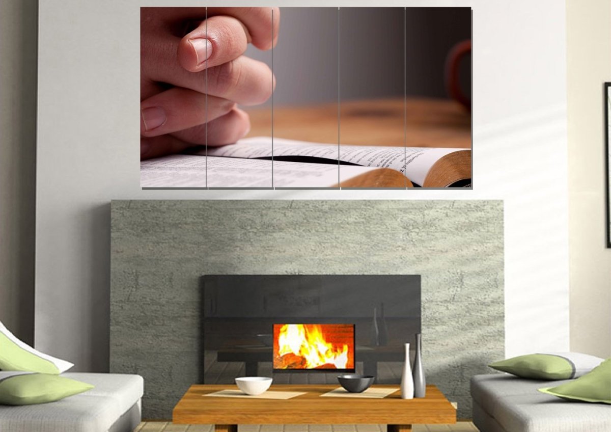 Desk Prayer #14 Canvas Wall Art Print – Christian Walls