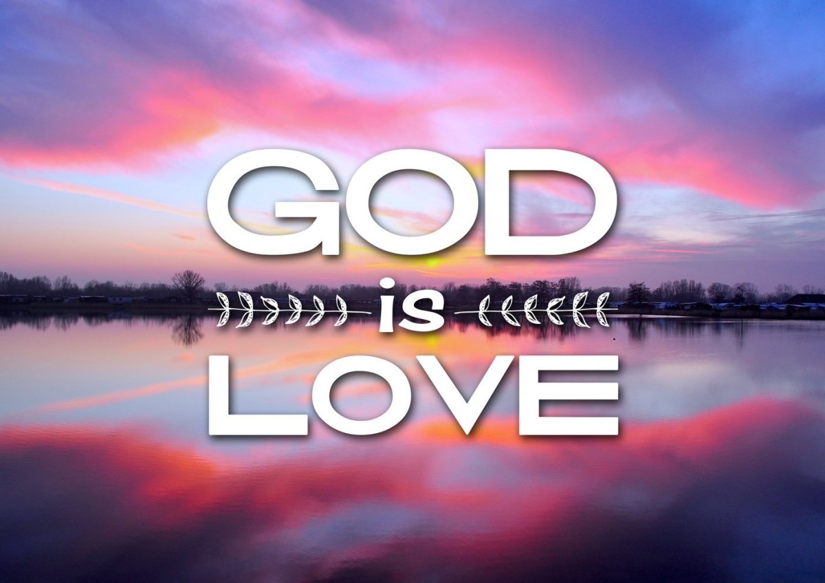 God is Love Wall Art Canvas Print – Christian Walls