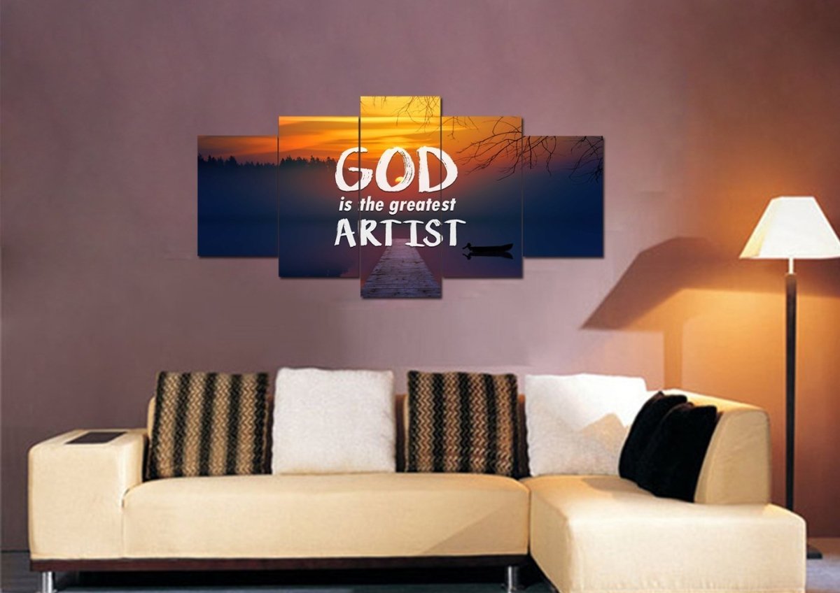 God is the Greatest Artist Wall Art Canvas Print – Christian Walls