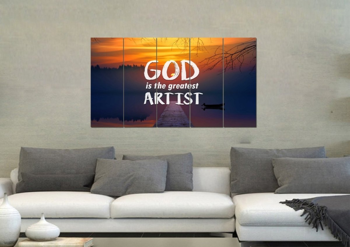 God is the Greatest Artist Wall Art Canvas Print – Christian Walls