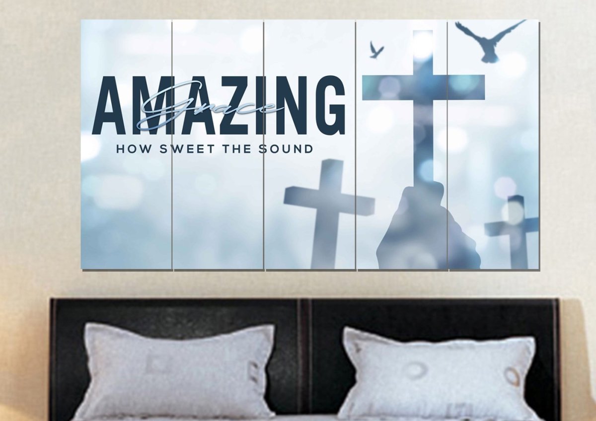 Holding #5 Amazing Grace Wall Art & Decor – Christian Walls