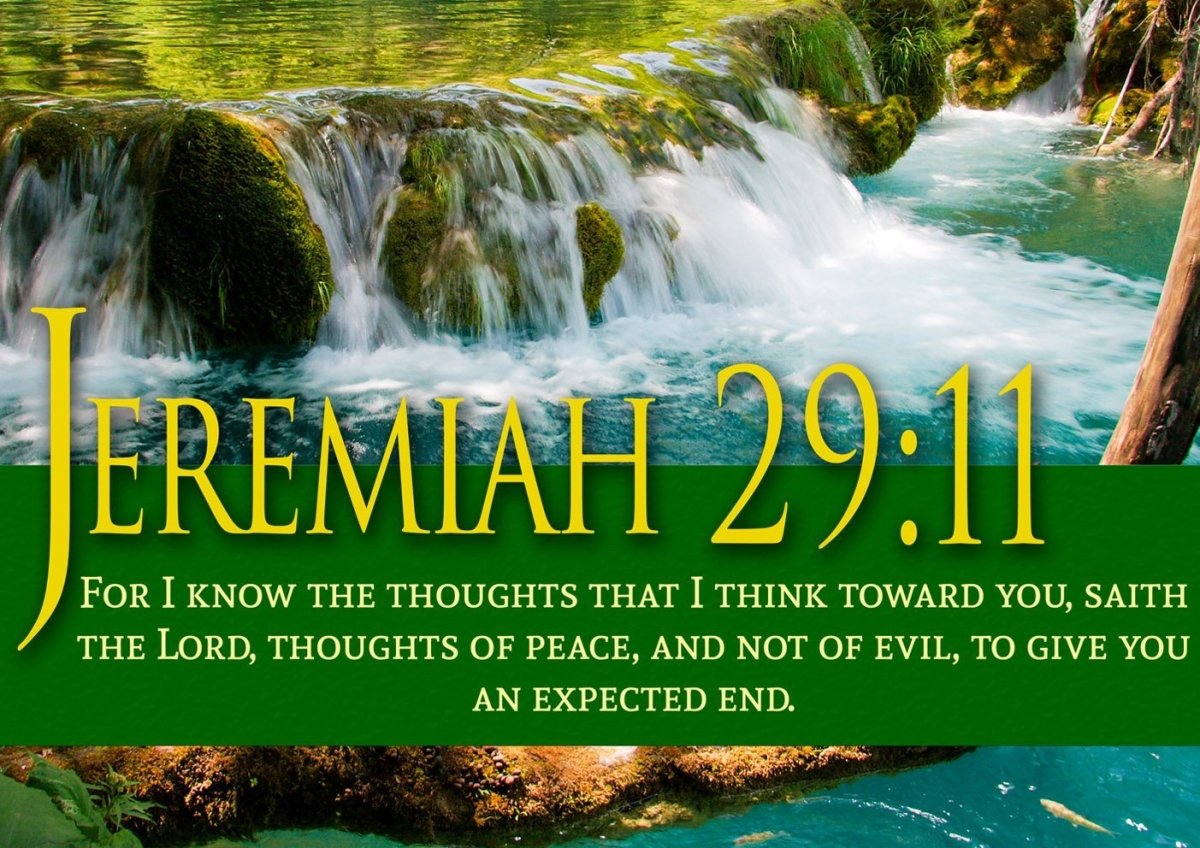 Jeremiah 29:11 KJV #11 Bible Verse Canvas Wall Art – Christian Walls