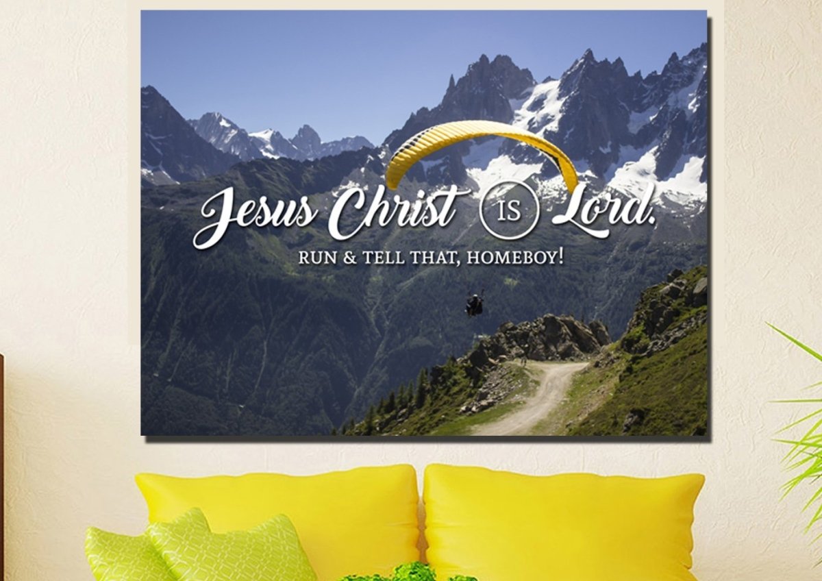 Jesus Christ is Lord Wall Art Canvas Print – Christian Walls