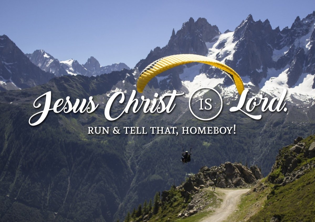 Jesus Christ is Lord Wall Art Canvas Print – Christian Walls