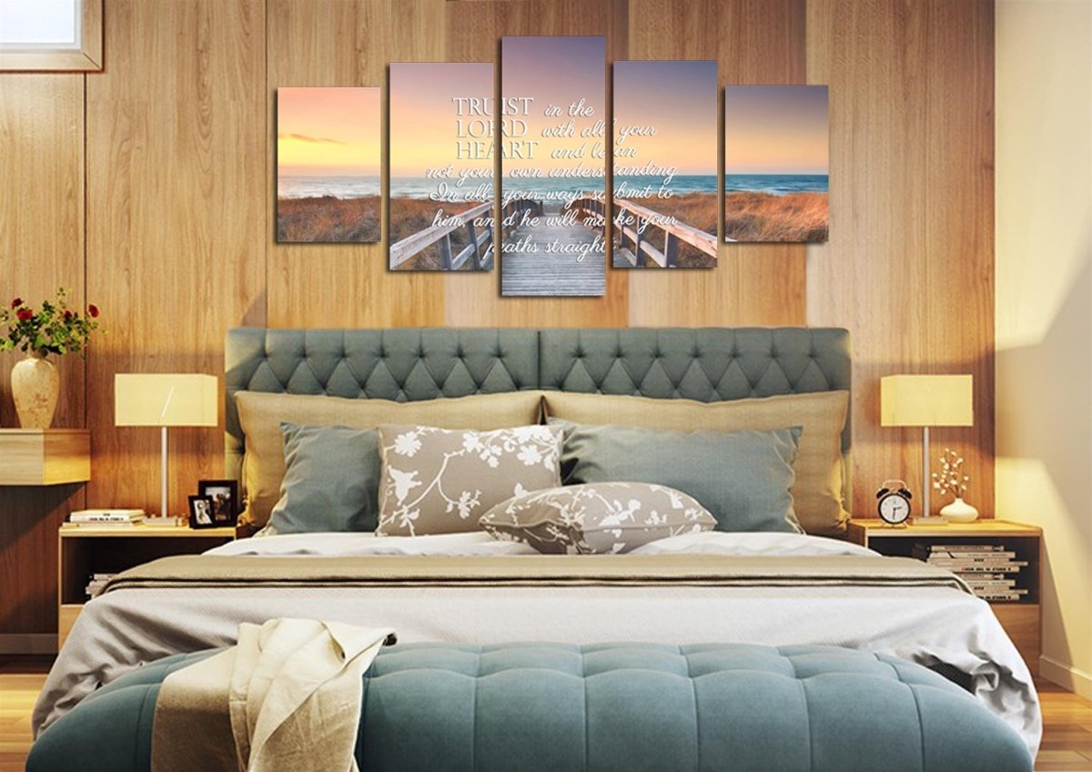 Proverbs 3:5-6 #57 NIV In all your ways submit to him Bible Verse Wall ...