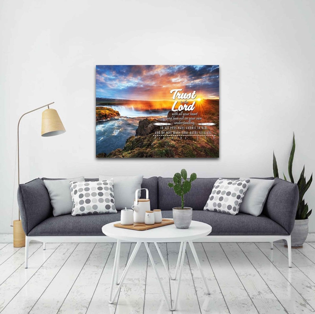 Proverbs 3:5-6 NIV #44 Bible Verse Wall Art – Christian Walls