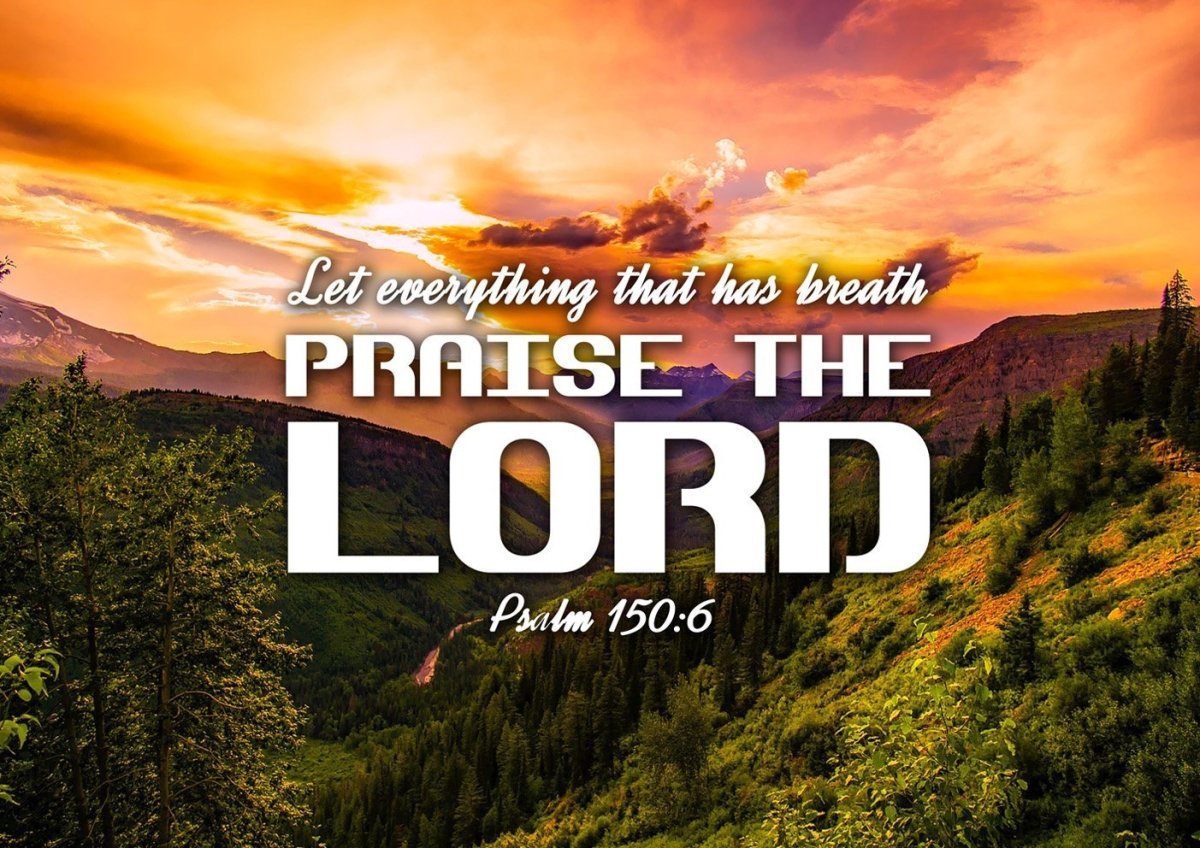 Psalm 150:6 Canvas Wall Art Print – Christian Walls