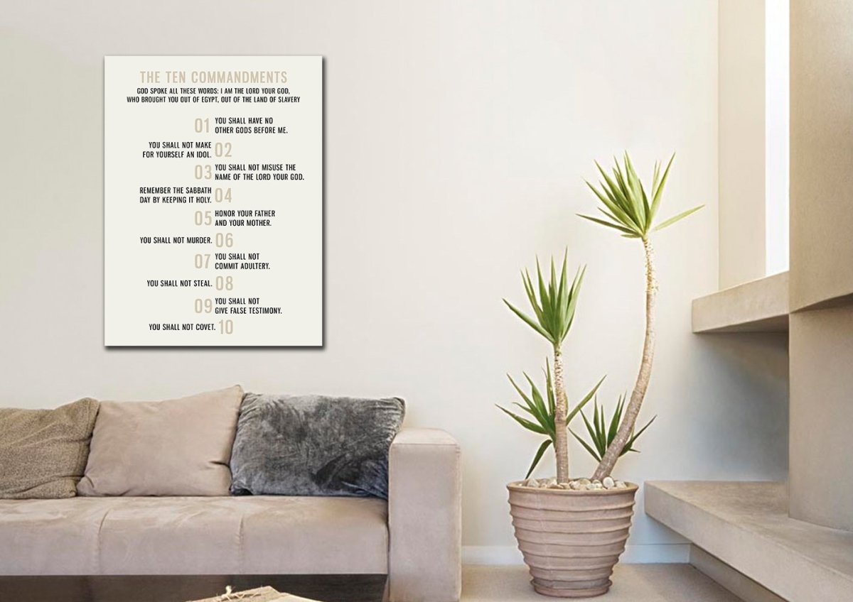 Buy 10 Commandments Wall Art & Decor | USA Made – Christian Walls
