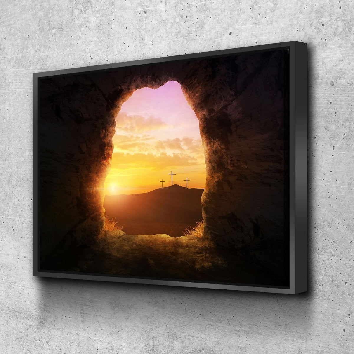 The Cross from Jesus' Burial Tomb #2 Wall Art – Christian Walls