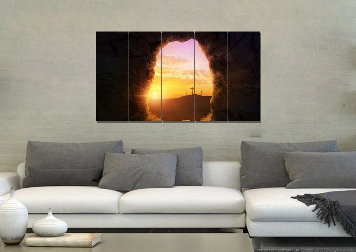The Cross from Jesus' Burial Tomb #2 Wall Art – Christian Walls