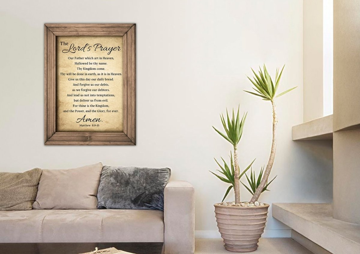 Buy The Lord's Prayer Wall Art & Decor | USA Made – Christian Walls